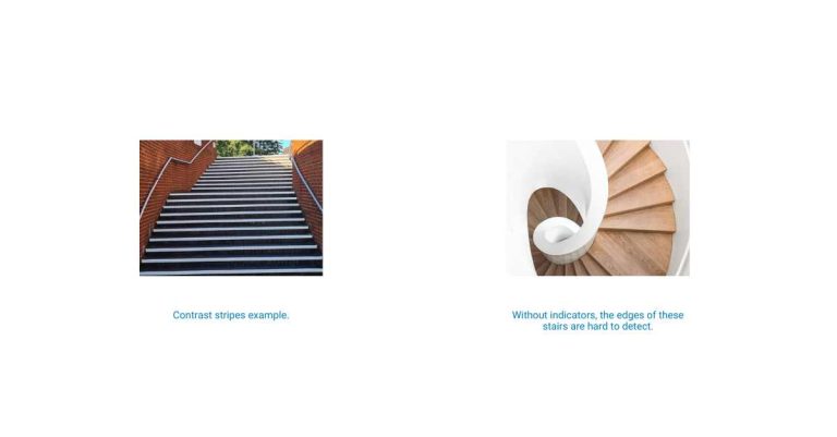 Increasing Stair Safety With Contrast Stripes | Universal Design Series ...