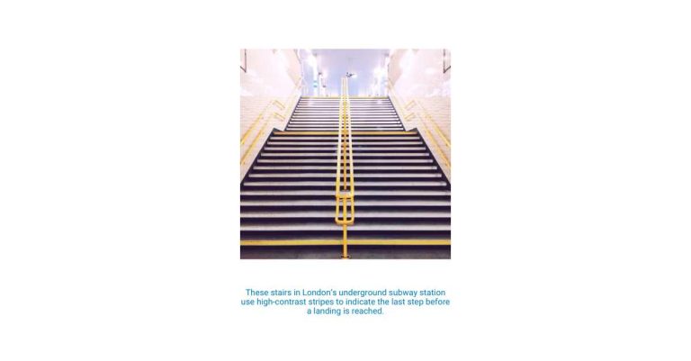 Increasing Stair Safety With Contrast Stripes | Universal Design Series ...